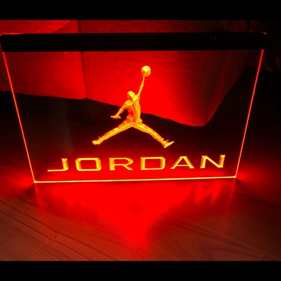 Other | Jordan Led Neon Light Sign 8x12 | Poshmark